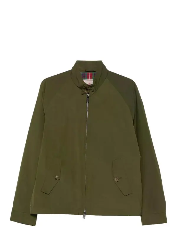 BARACUTA Raglan-sleeves Jacket - Green