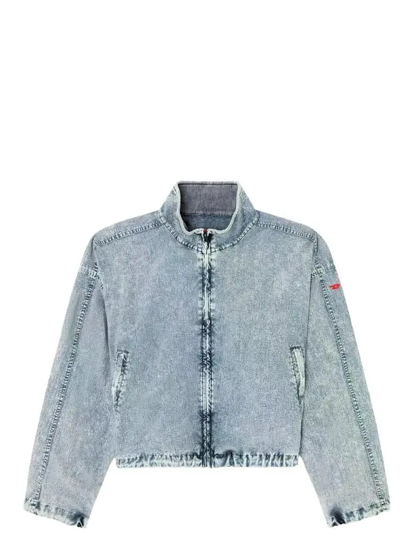DIESEL® G-leam-r1 Denim Bomber Jacket - Blue