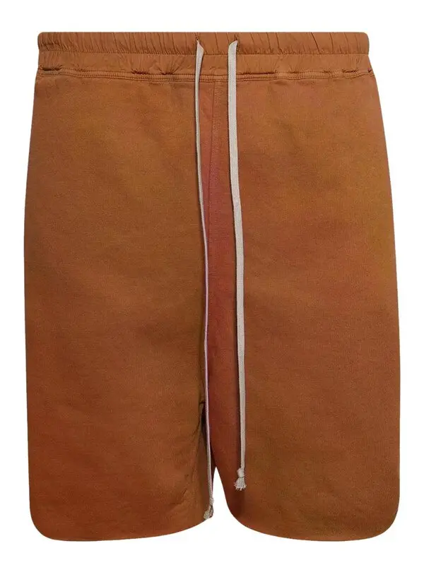 Rick Owens Drawstring-waist Shorts - Orange