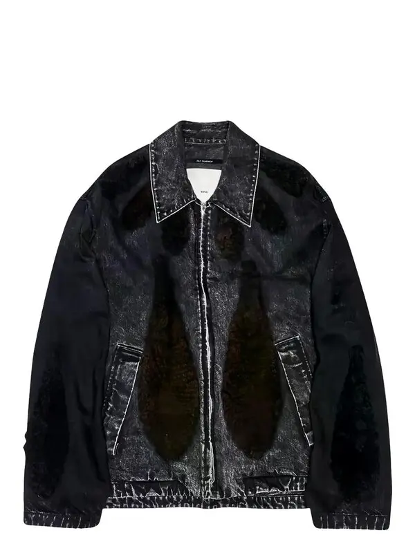 SONG FOR THE MUTE Cotton Jacket - Black