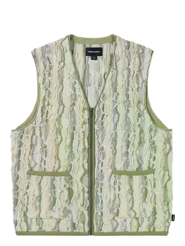THISISNEVERTHAT Abstract-print Gilet - Green
