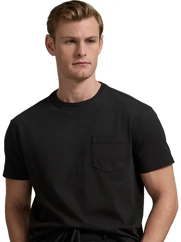 Ralph Lauren Classic Fit Weathered Pocket T-shirt - Polo Black