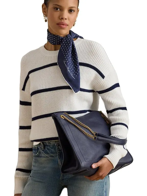 Ralph Lauren Large Bradley Tote Bag - Refined Navy