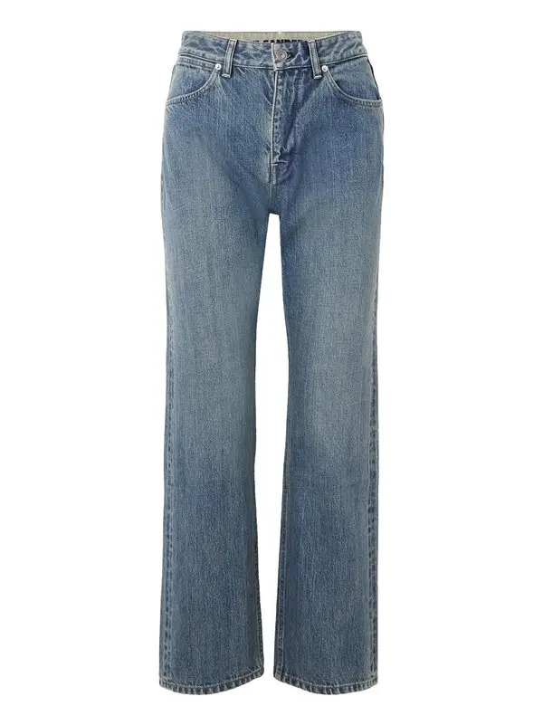 JIL SANDER High-rise Straight-leg Jeans - Blue