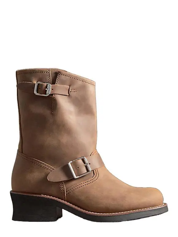 Jeffrey Campbell Standoff Moto Boots - Brown