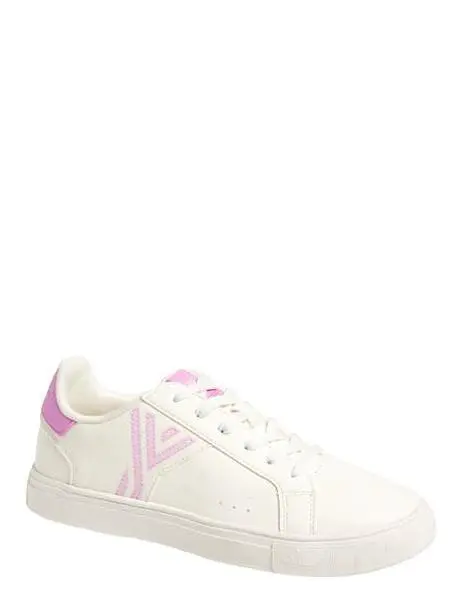 YY NATION Fractus Cactus Sneaker - White Pastel Pink Fuchsia