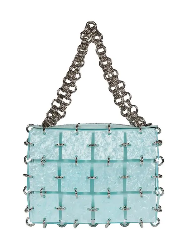 Jeffrey Campbell Les-filles Shoulder Bag - Mint Satin Combo
