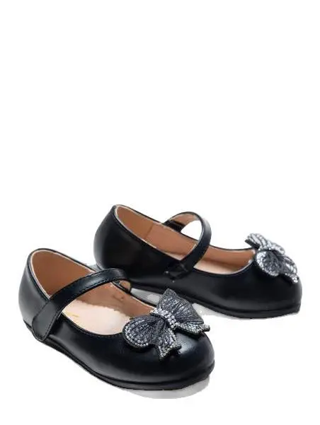 TULLEEN Charlotte Ribbon Flat - Black