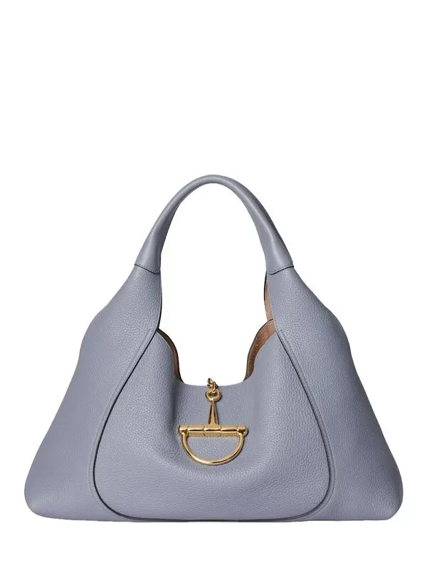 Gucci Softbit Shoulder Bag - Grey