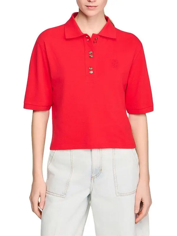 Sandro Polo Shirt - Red