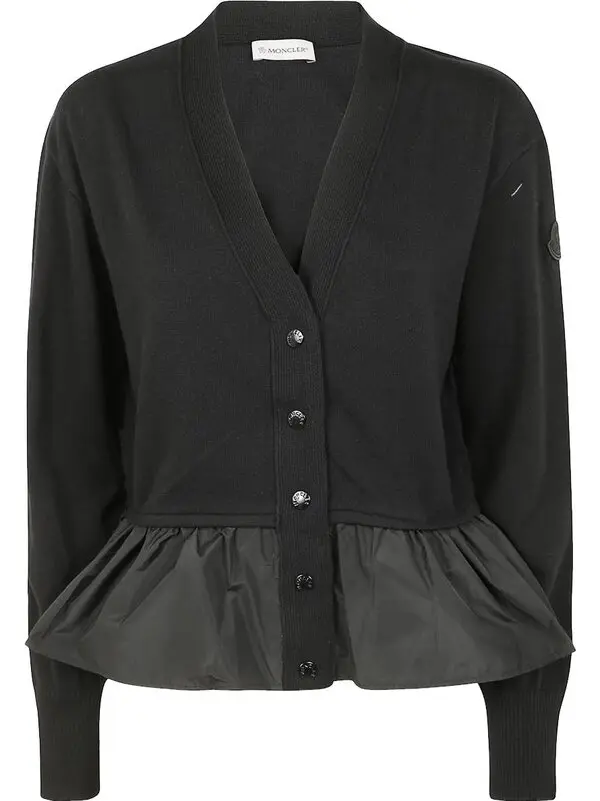 Moncler Tricot Cardigan - Black