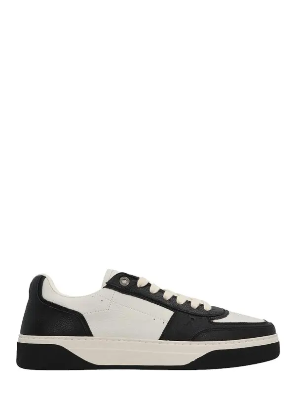 REPRESENT Initial Leather Low-top Sneakers - White