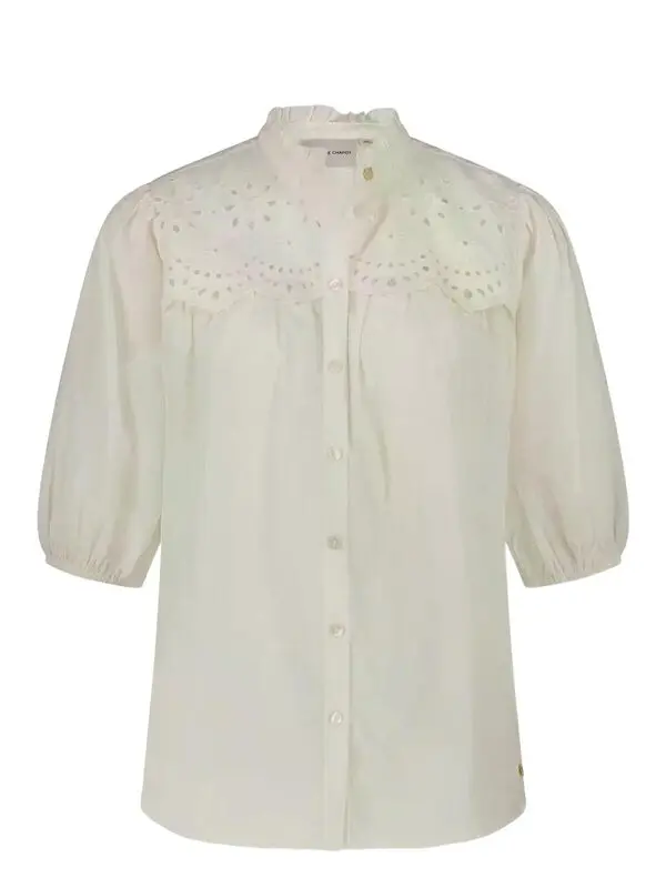 FABIENNE CHAPOT Thirsa Embroidered Shirt - Neutrals