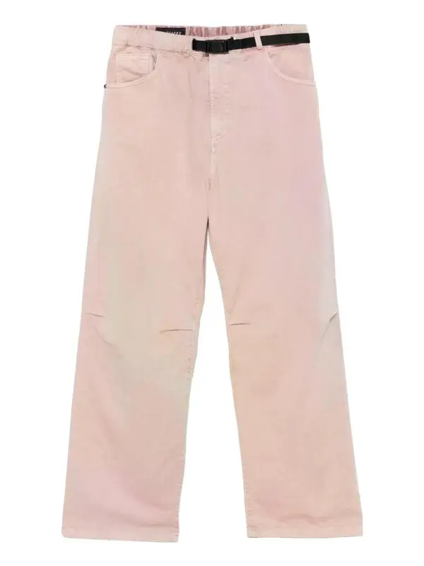 WHITE SAND Belted Trousers - Pink