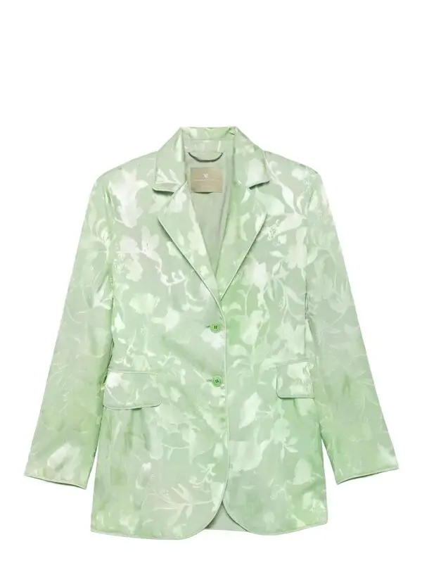 Ermanno Scervino Floral-jacquard Blazer - Green