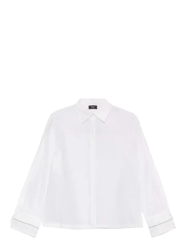 Peserico Bead-detailing Shirt - White
