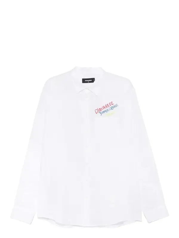 Dsquared2 Linen Shirt - White