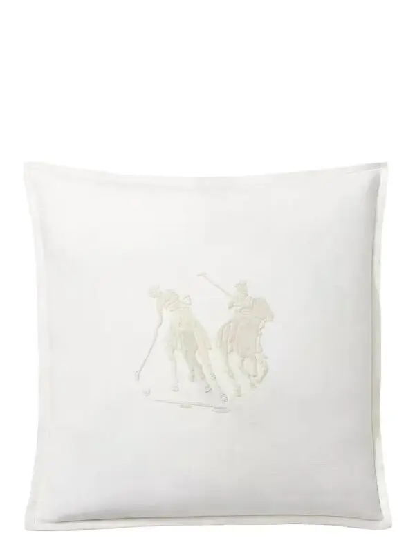 Ralph Lauren Embroidered Pillow - White