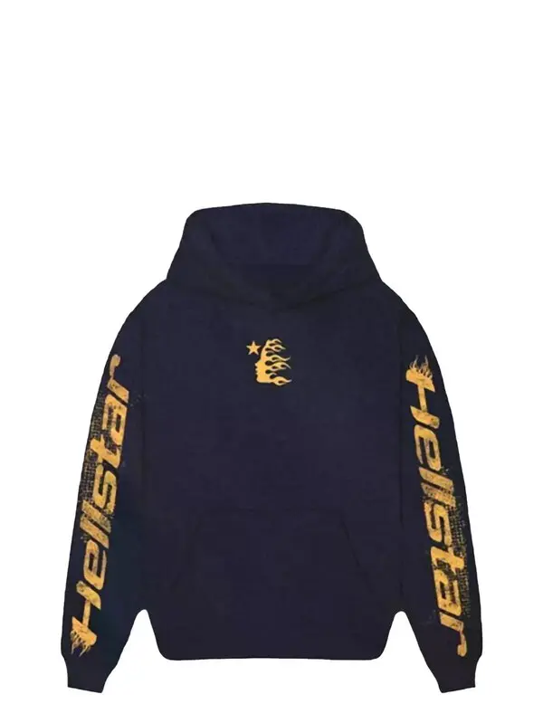 HELLSTAR Speed Graphic Hoodie - Blue