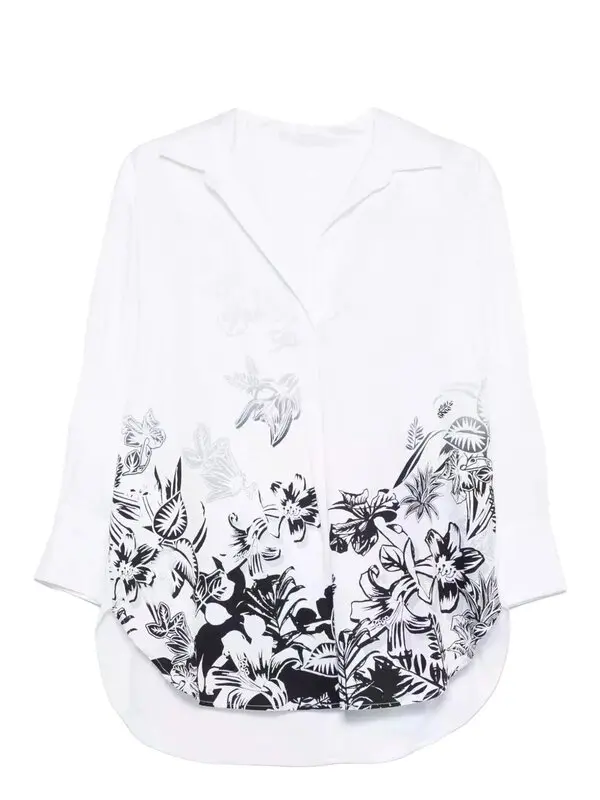 MARCCAIN Floral-print Shirt - White