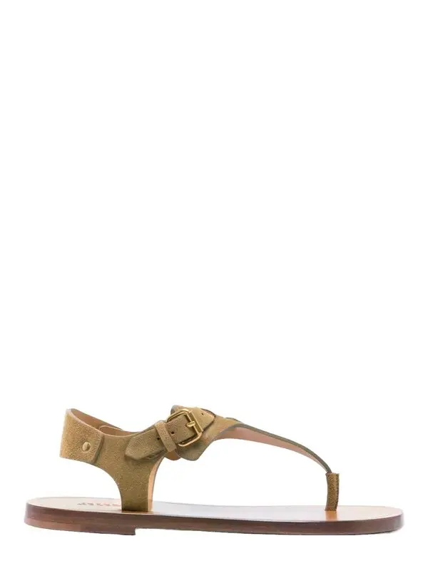 Isabel Marant Suede Sandals - Green