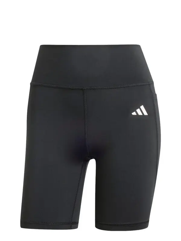 Adidas Optimé Essentials Stash Pocket 7-inch Short Leggings - Black