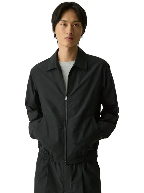 Theory Cotton-blend Blouson Jacket - Black