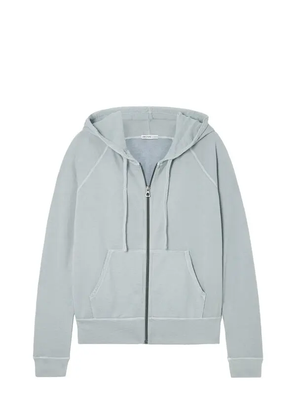JAMES PERSE Vintage French Cotton-terry Hoodie - Gray