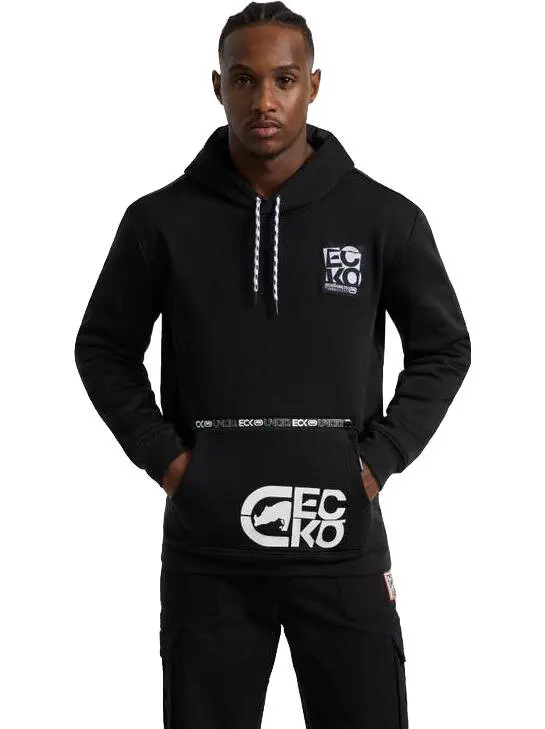 ECKO UNLTD. Easygoing Printed Hoodie - Black