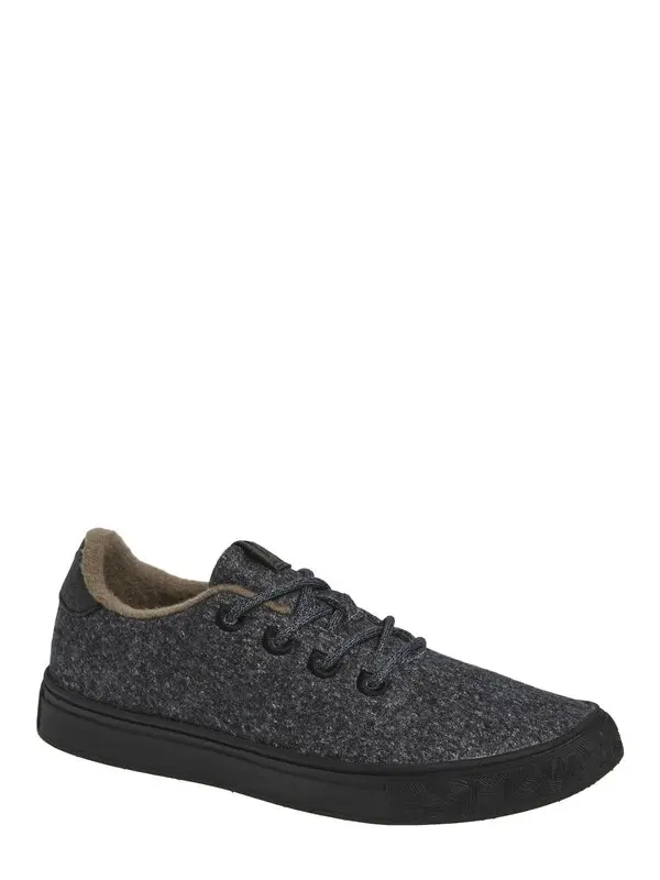 YY NATION Cirro Wool Blend Low Top Sneaker - Charcoal / Black