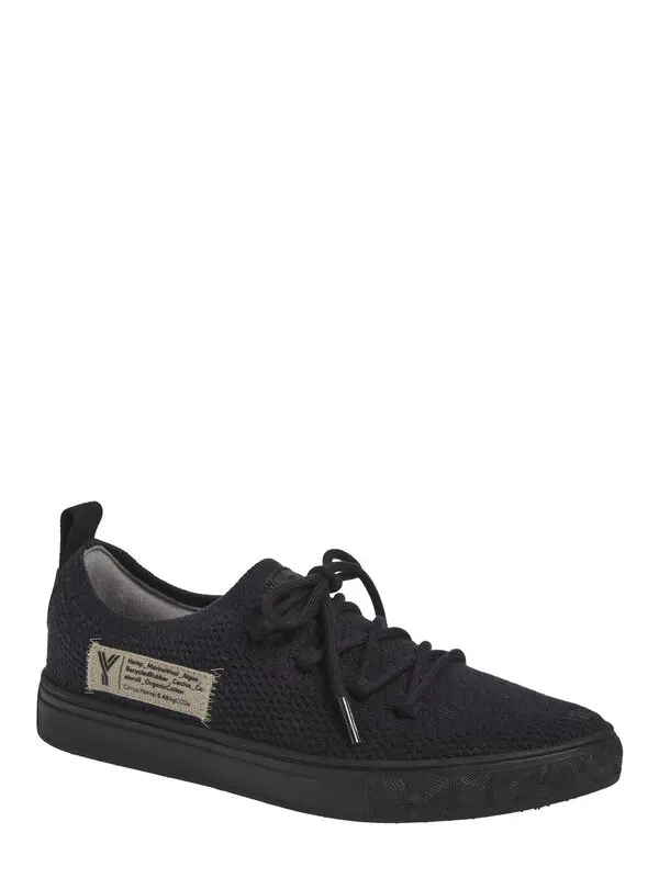 YY NATION Cirrus Hemp & Wool Low-top Sneakers - Black / Black