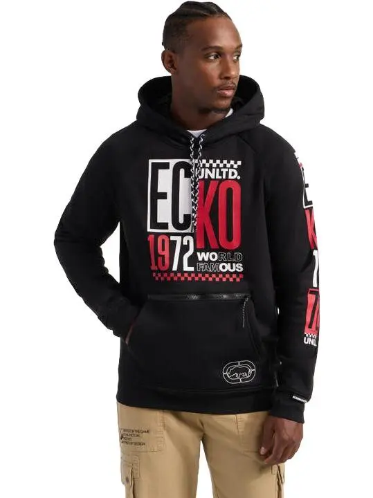 ECKO UNLTD. Printed Hoodie - Black