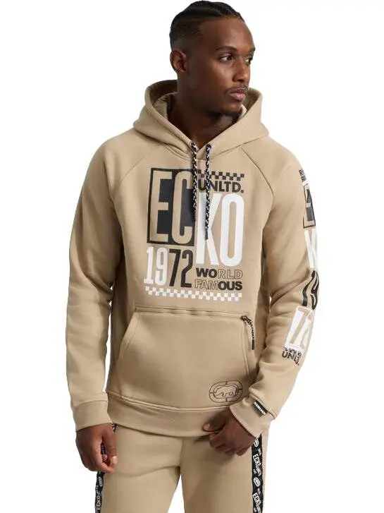 ECKO UNLTD. Printed Hoodie - Taupe