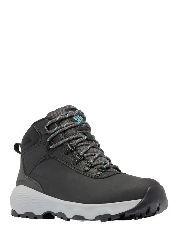 Columbia Newton Wander™ Ltr Waterproof Hiking Boot - Black/ Teal