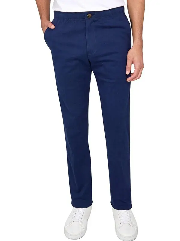 CON.STRUCT Slim-fit Drawstring Trousers - Navy