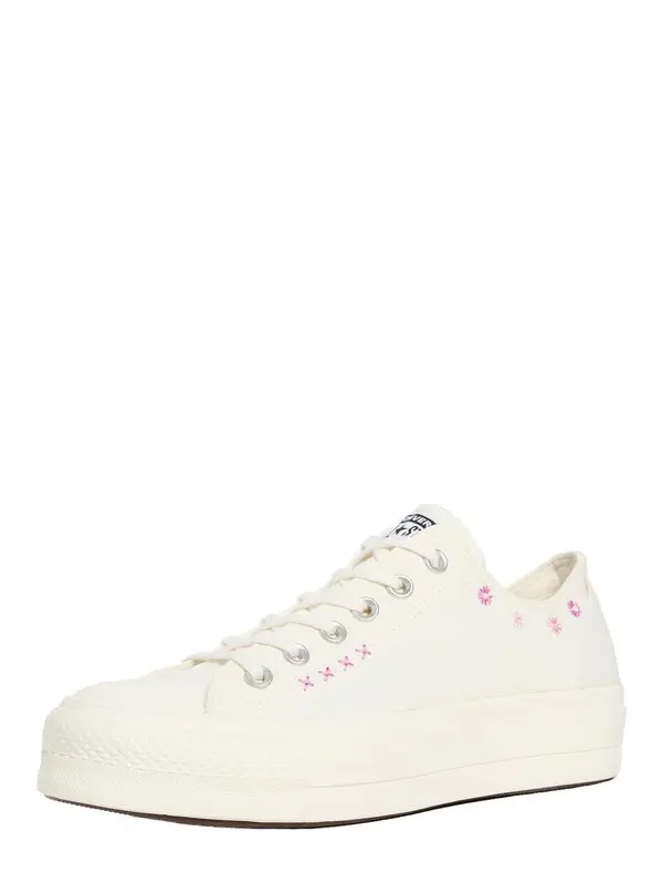 CONVERSE Chuck Taylor All Star Lift Floral Sneakers - Egret/sugar Berry/cactus Bud