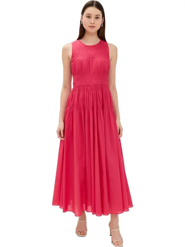 APIECE APART Fabiana Maxi Dress - Berry