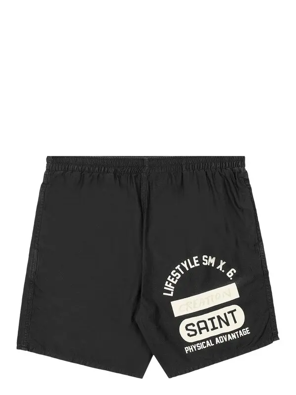 SAINT MXXXXXX Creation Easy Shorts - Black