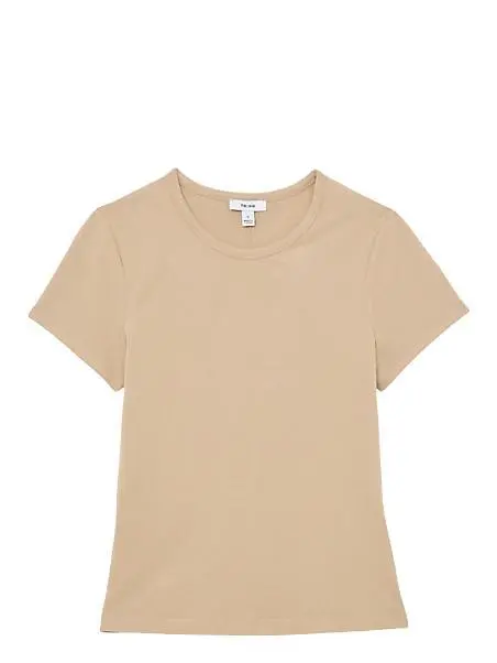 REISS Jolie Slim-fit Cotton-jersey T-shirt - Neutral
