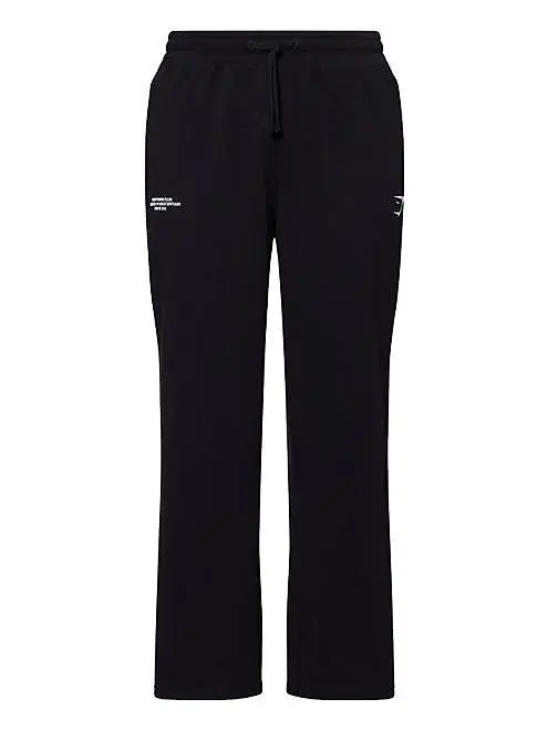 GYMSHARK Conditioning Club Straight-leg Cotton-blend Jogging Bottoms Xxxl - Black