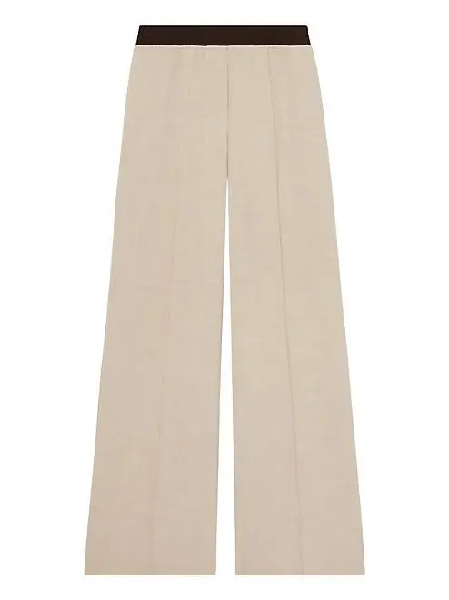 REISS Wilde Wide-leg High-rise Trousers - Neutral