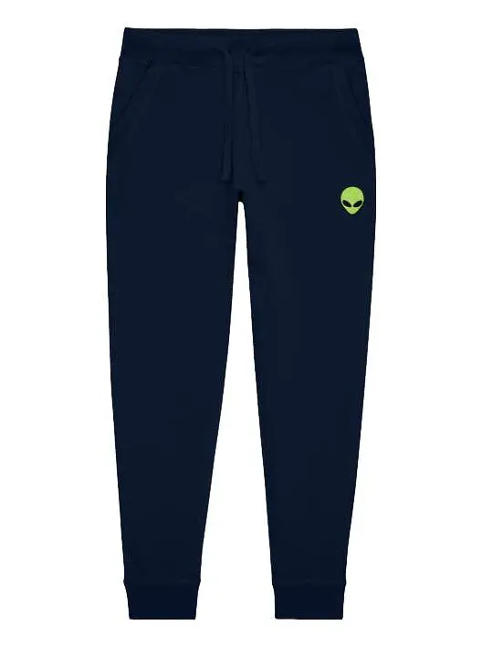 DALIX Alien Midweight Fleece Jogger Pant - Navy Blue