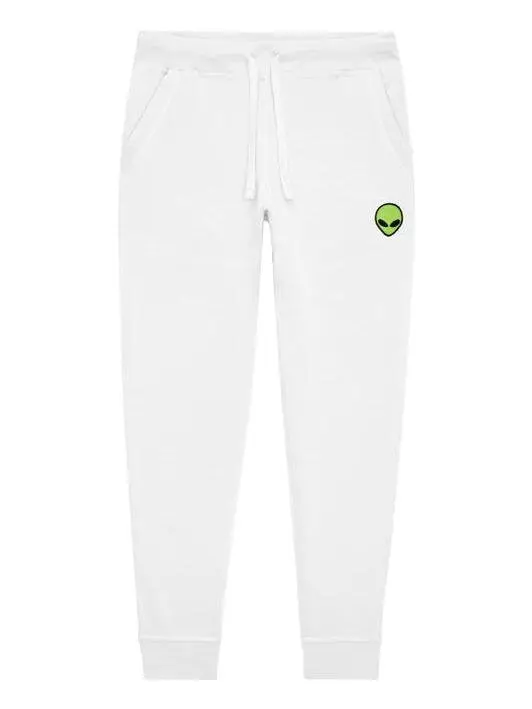 DALIX Alien Midweight Fleece Jogger Pant - White