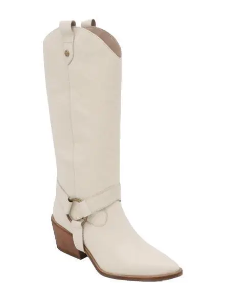 STIVALI NEW YORK Convertible Western Boots - Off White