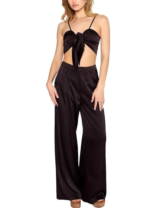 BEACH BUNNY Ramsey Pant - Black