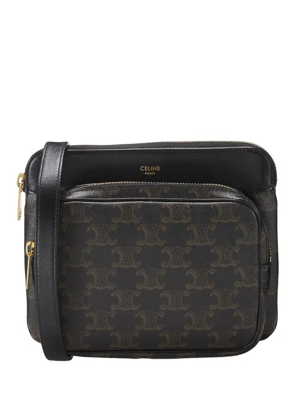 Celine Triomphe Pocket Messenger - Black