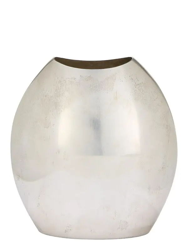 Hermès Plated Bean Vase - Silver