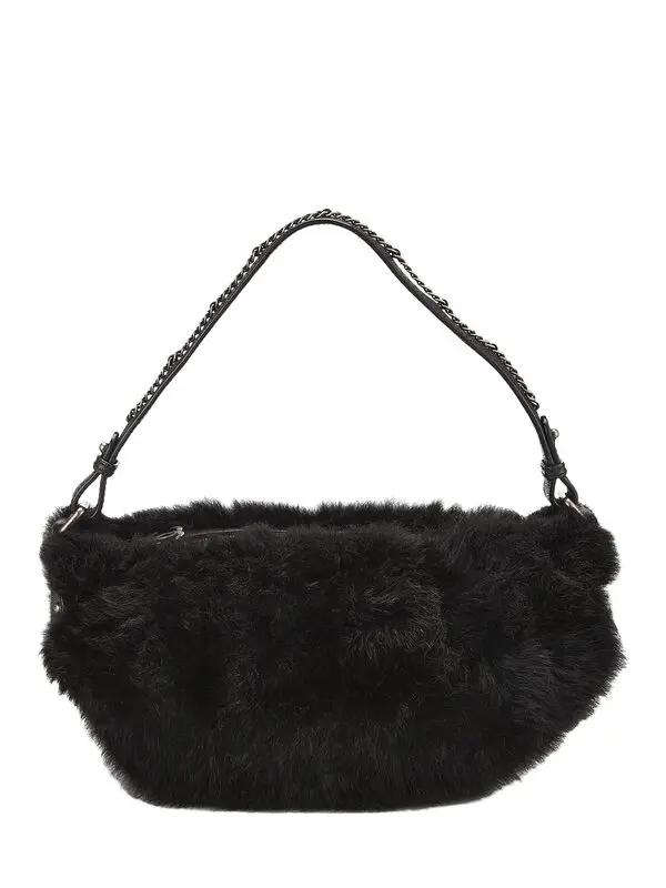 Chanel Lapin Shoulder Bag - Black