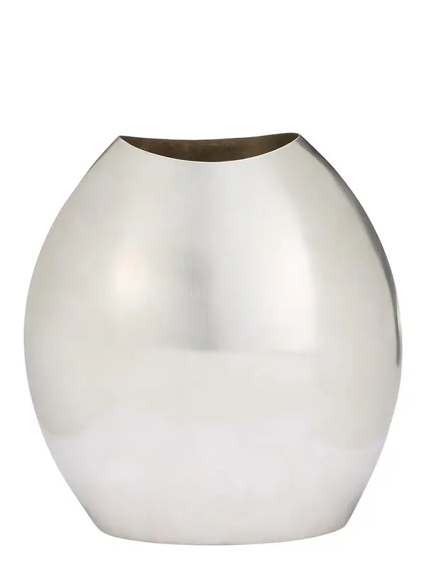 Hermès Plated Bean Vase - Silver
