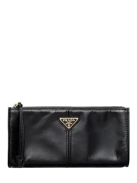Prada Leather Pouch - Black